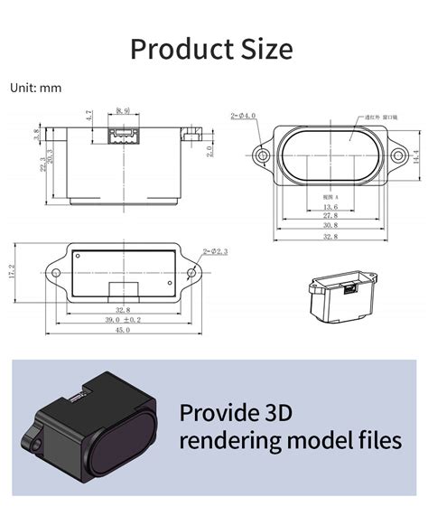 Ydlidar Sdm15 Outdoor 15m Single Point Ranging Laser Sensor Light Detection And Ranging Sensor