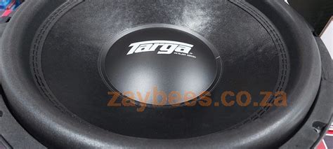 Targa Vmb152d Venom 15″ Black Series Dual Voice Coil Subwoofer 28000w