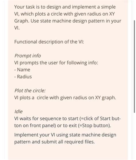 solved your task is to design and implement a simple vi