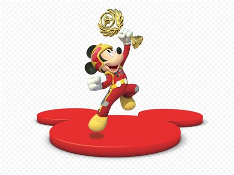Mickey Mouse Character Holding Trophy Hd Png Mickey Mickey Party