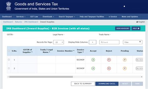 gst invoice management system ims streamline itc claims and