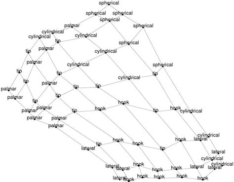 Sammon Mapping Of A Self Organizing Map Representing The Data Projected Download Scientific