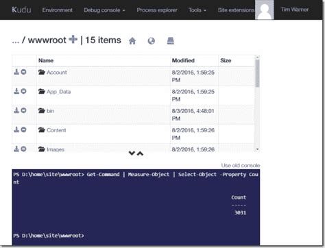 Use Kudu To Manage Azure Web Apps 4sysops