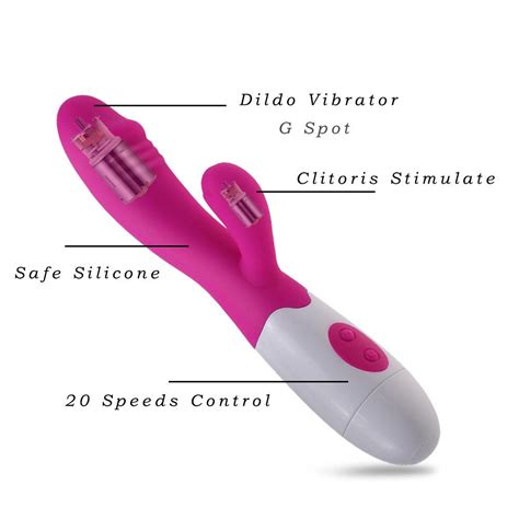 Cheap Dildos Dual Vibrator G Spot Stimulate Vagina Clitoris Massage