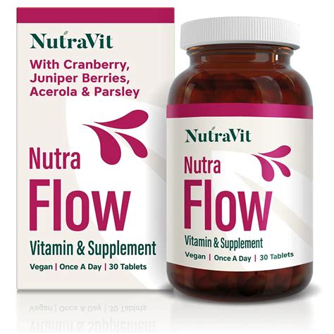 Nutraflow Vitamin Tablets Uti And Vitality Supplements
