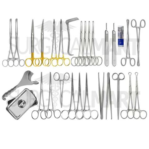 28 Pcs Cesarean Section Instruments Set With Box Surgical Mart