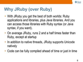 JRuby Basics PPT