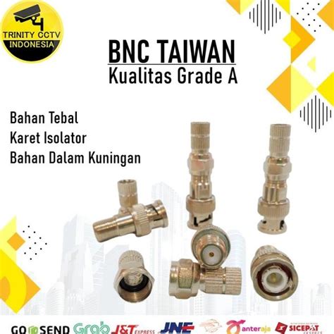 Jual Konektor Bnc Jual Per Pack Isi Pcs Shopee Indonesia