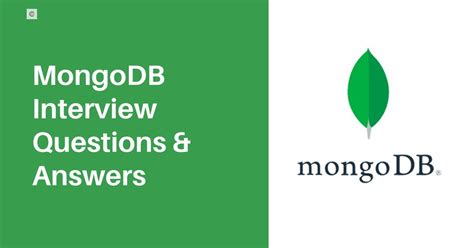 most asked mongodb interview questions and how to answer them mongodb
