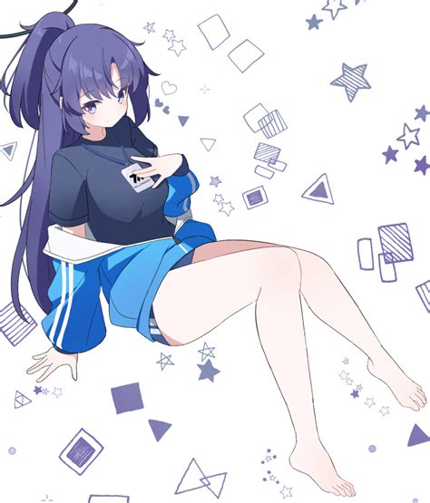 Safebooru 1girl Bare Legs Barefoot Blue Archive Blue Buruma Blue