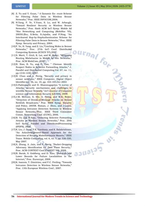 Effective Identification Of Packet Droppers And Modifiers In Wireless Sensor Networks Pdf