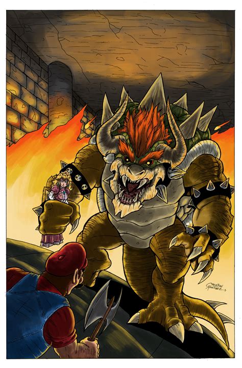 Bowser Vs Mario By Kristov C077x On Deviantart