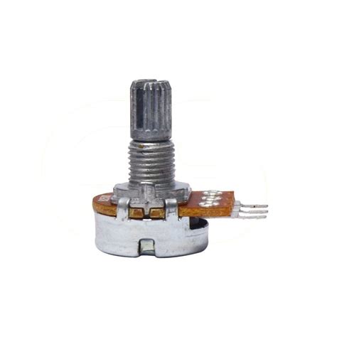 100k Rotary Potentiometer Round Shaft Handle 3 Pin Pack Of 10pcs Indias Largest Electronics
