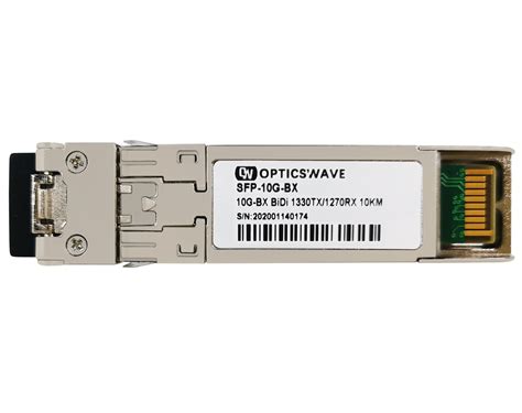 10gbase Bx10 D Bidi Sfp 1330nm Tx1270nm Rx 10km Dom Lc Smf Transceiv