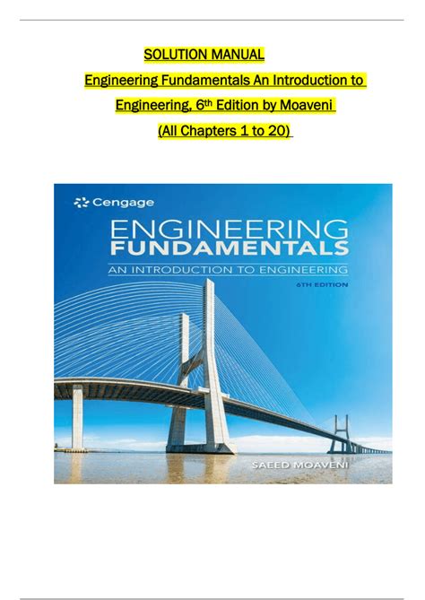 Solution Manual For Engineering Fundamentals An Introduction Inspire
