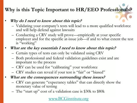 Criterion Related Validity Overview Ppt