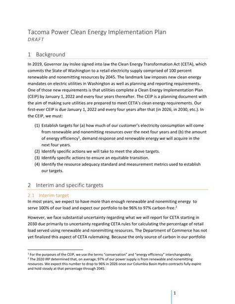 PDF Tacoma Power Clean Energy Implementation Plan DOKUMEN TIPS