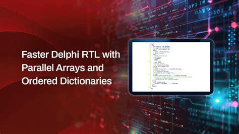 Embarcadero Rad Studio Delphi And Cbuilder Blogs Faster Delphi Rtl With Parallel Arrays And