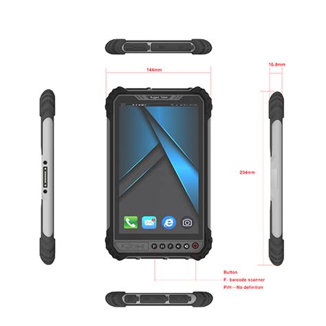 Powerful Inch Windows Industrial IP Rugged Tablet PC With Barcode Scanner Q Rugged