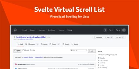Svelte Virtual Scroll List Virtualized Scrolling For Lists Made With Svelte