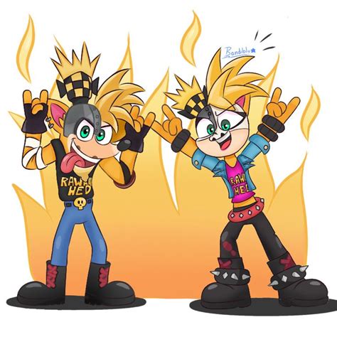 Rawkit Hed Coco And Crash Bandicoot Crash Bandicoot Bandicoot Cartoon Network Art