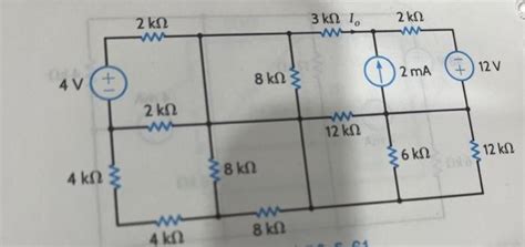 Solved Find I0 Use Superposition Principle