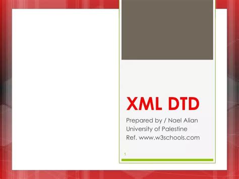 Ppt Xml Dtd Powerpoint Presentation Free Download Id 6907936