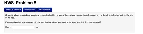 Solved HW Problem Previous Problem Problem List Next Chegg Com
