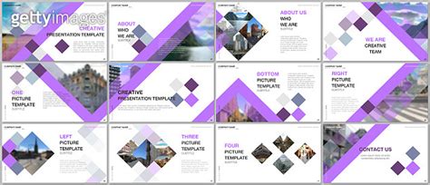 Minimal Presentations Design Portfolio Vector Templates With Cubes