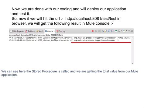 Stored Procedure In Mule Pptx Databases Computer Software And
