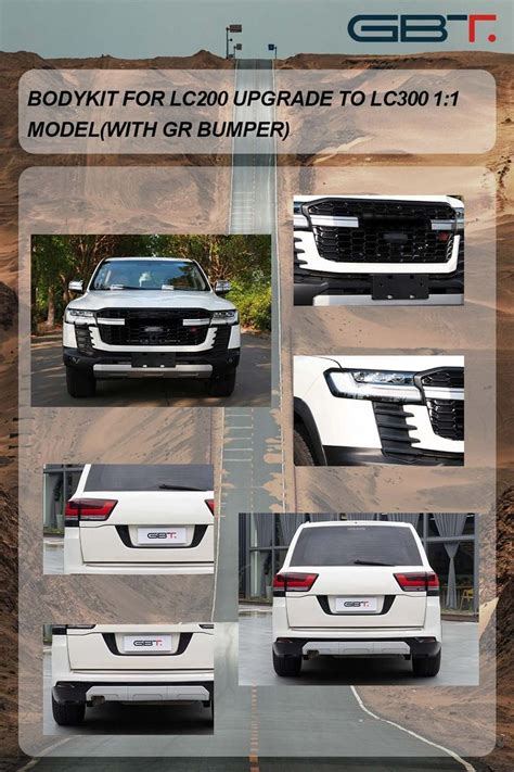 Gbt Factory Popular Lc200 To Lc300 Gr Model Body Kit For Toyota Land