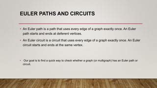 Euler Paths And Circuits PPTX Computing Technology Computing