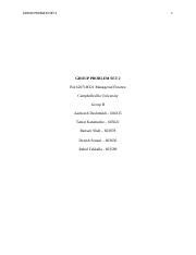 Group B Group Problem Set Docx GROUP PROBLEM SET GROUP PROBLEM SET BA H