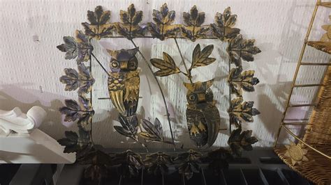 Metal Owl Decor 14½ X 14½ Item 173