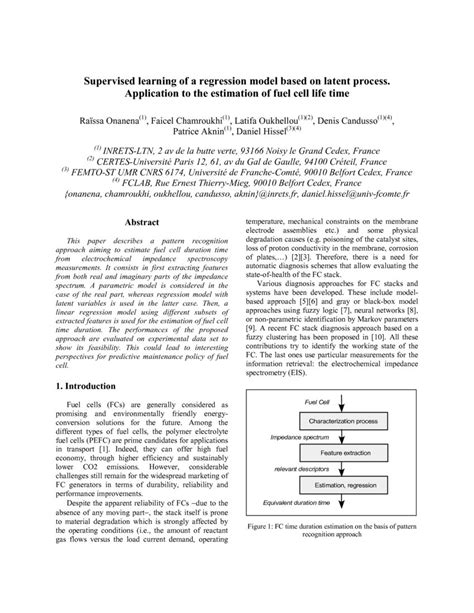 Supervised Learning Of A Regression Model Based On Latent Process