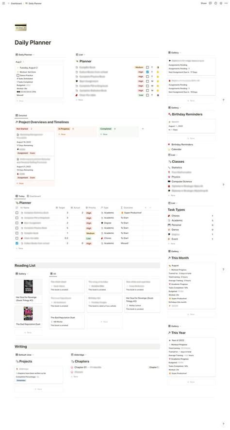 10 Best And Free Notion Daily Planner Templates Weekly Planner Template Daily Planner Template