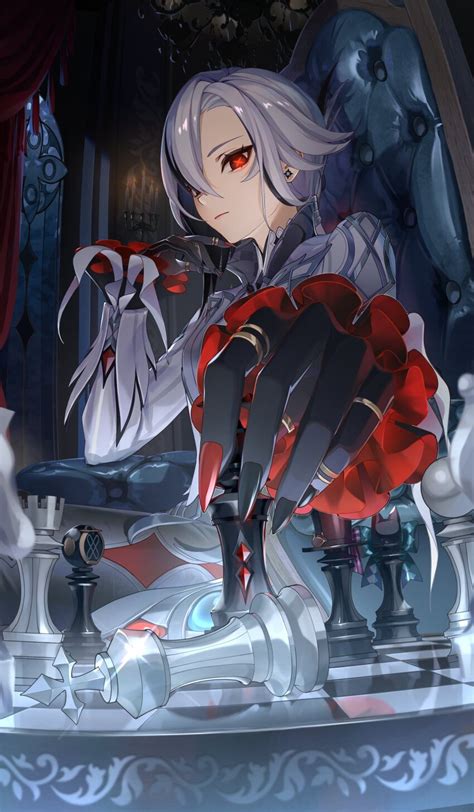 Bibi Obb Spl Arlecchino Genshin Impact Genshin Impact Absurdres