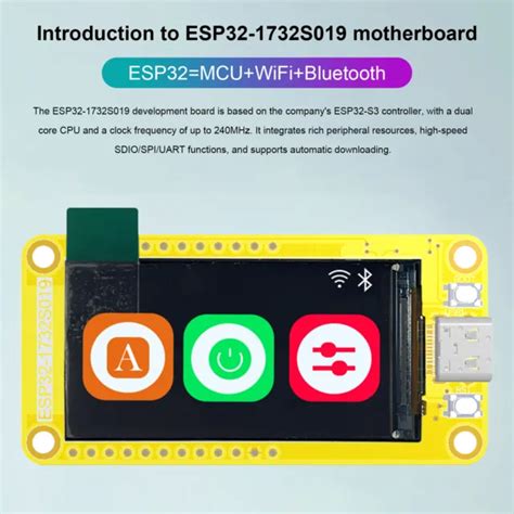 Esp32 S3 Scheda Sviluppo Schermo 9 Modulo Tft Display Wifi Bluetooth