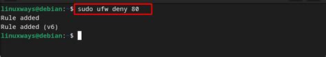 How To Install And Setup Firewall With Ufw On Debian 12 Linuxways