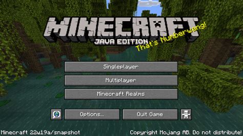 Java Edition 22w19a Minecraft Wiki