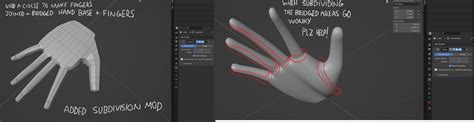 i m new and trying to model some hands so i can just reuse them but i m