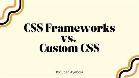 Lakshminarayanan Ramamoorthy On Linkedin Css Frameworks Vs Custom Css Whats The Difference