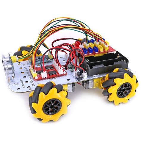 Open Smart WD Car With Omnidirectional Wheels And Bluetooth DIY Kit OS OMNIDIRCARKITDIY