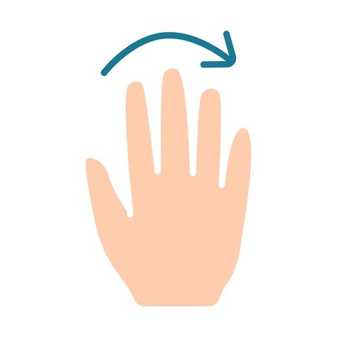 Premium Vector Touch Pad Icon Index Finger Doubleclick Decrease Increase Turn Rotation