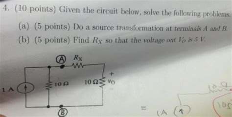 Solved Given The Circuit Below Solve The Following Chegg Com