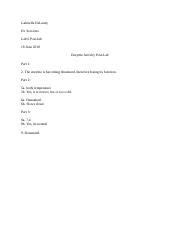 Lab 6 Postlab Docx Gabrielle DeLaney Dr Sessions Lab 6 Post Lab 18 June 2018 Enzyme Activity