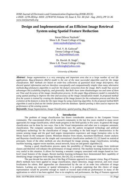 pdf design and implementation of an efficient image retrieval system