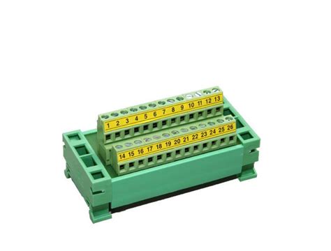 DIN Rail Connector DB Terminal Block Ribbon Wire CS Lab