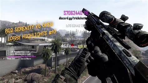 Bo2 Serenity V6 Open Lobby Highlights 10 14 Shots Youtube Bo2 Serenity V6 Open Lobby Highlights 10 14 Shots Youtube