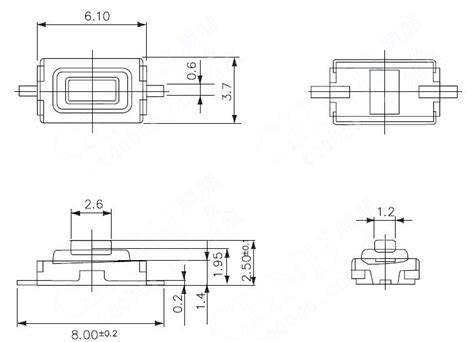 PCs Micro SMD Push Button X X SMD ElectroDragon